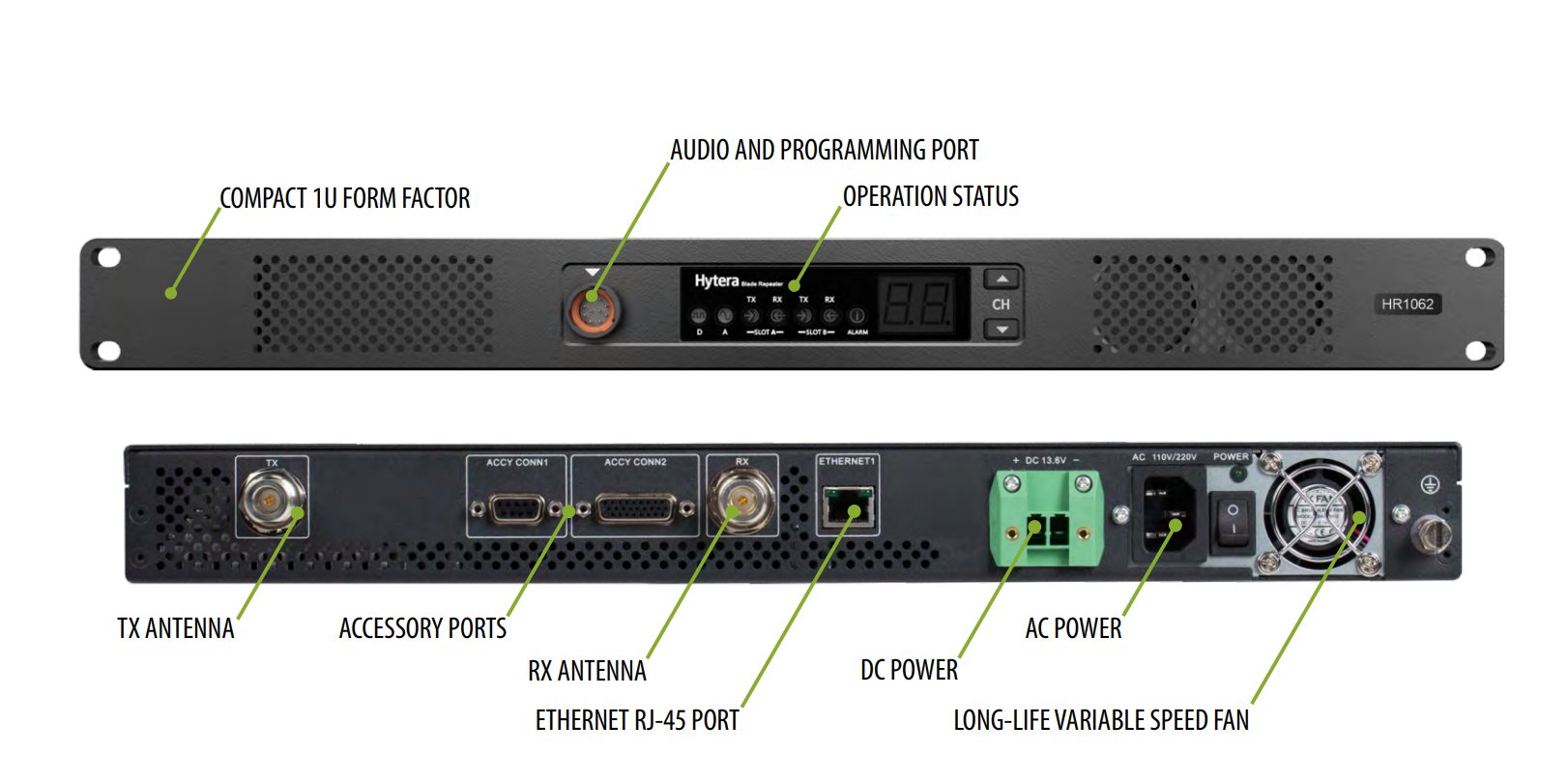 Hytera HR1062 Repeater for Two-Way Radios